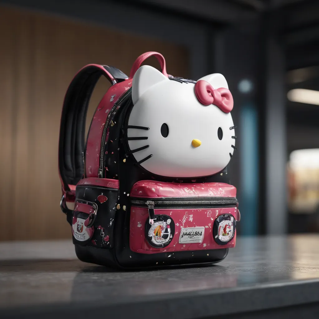 Discover the Stylish Herschel Hello Kitty Backpack in Black for Your ...