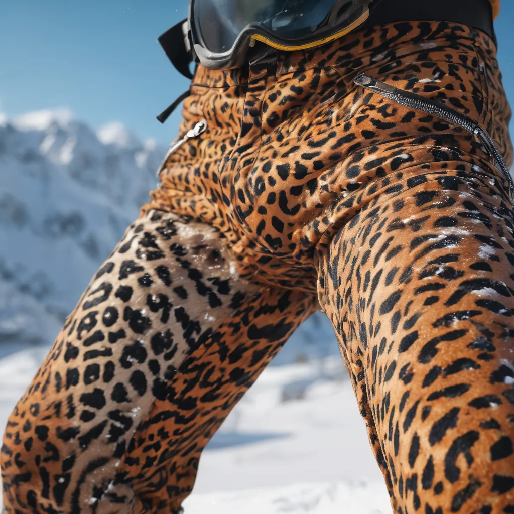 Unveiling the Fascination: Animal Print Ski Pants Captivate Winter ...