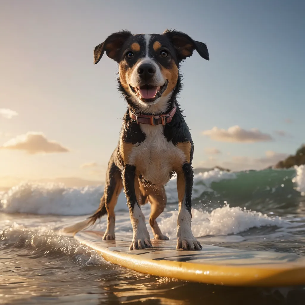 Surfing Dogs: A Unique Bond Between Waves and Tails