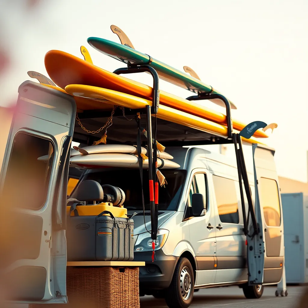 Maximizing Surfboard Transport with Sprinter Van Racks