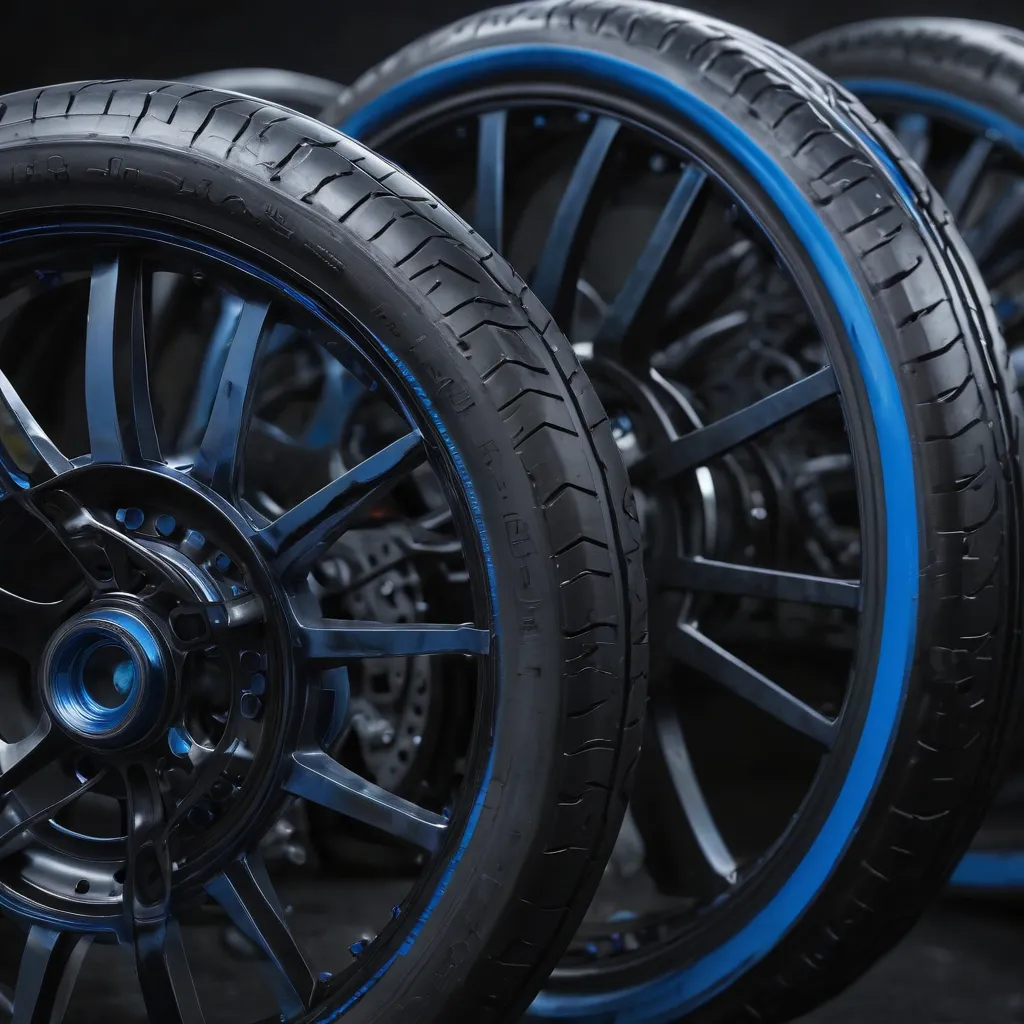 Unveiling the Intriguing World of Black and Blue Wheels in Extreme Sports
