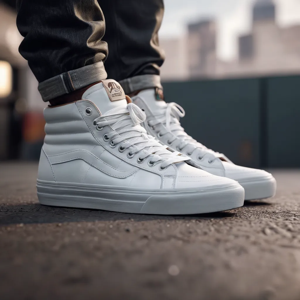 Unlocking the Style Secrets of Men's White High Top Vans: A Fashion Journey