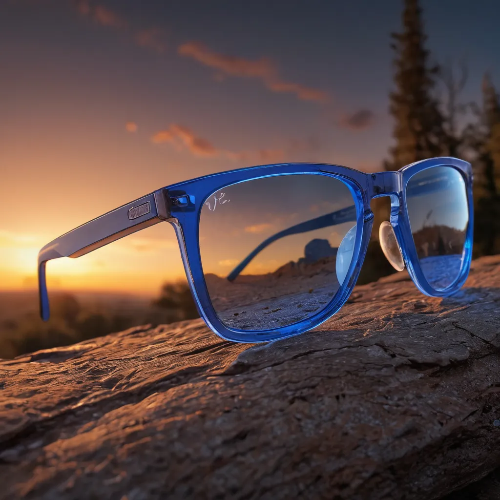 Enhance Extreme Sports Performance with Round Blue Light Filter Glasses